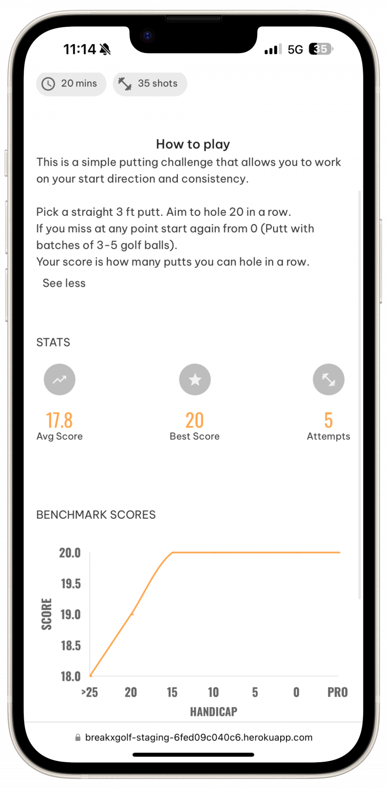 Beginner Golf Practice Plan - Break X Golf