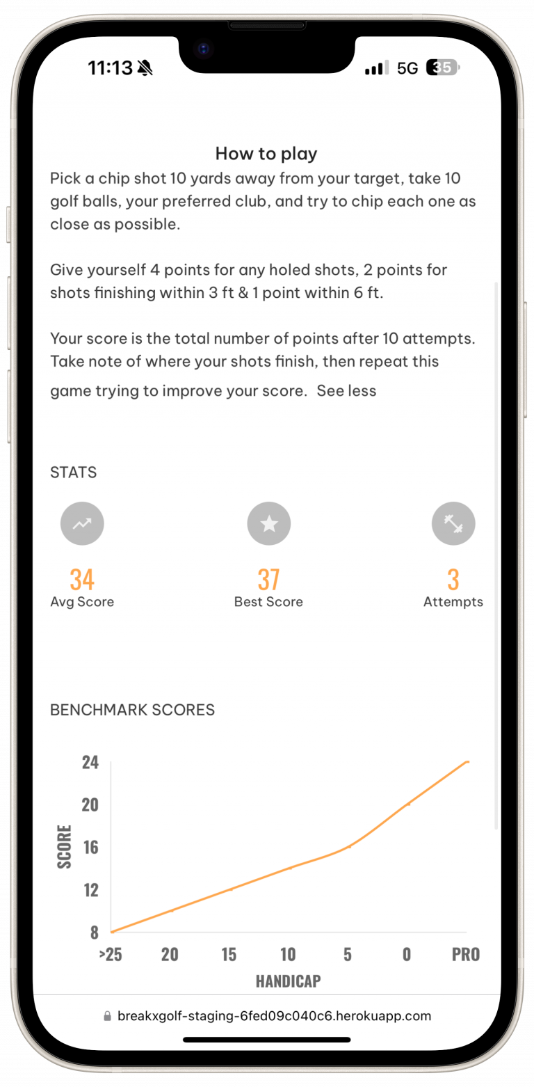 Beginner Golf Practice Plan - Break X Golf